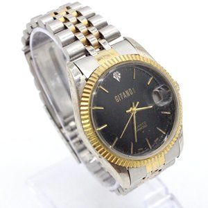 Gitano | Accessories | Vintage Gitano Watch Mens Silver Tone Stainless ...
